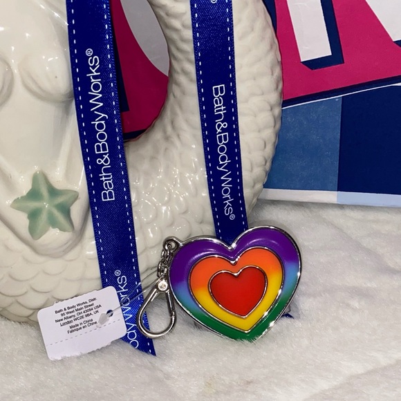 Bath & Body Works | Accessories | Bath And Body Works Rainbow Heart ...